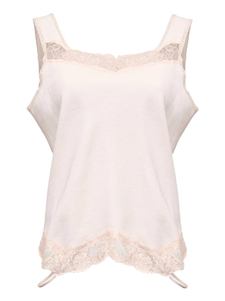 MAISON MARGIELA Mm6 Maison Margiela Mirrored Lace Slip Top